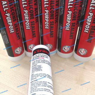 X'traseal Silicone Clear SA 107 purpose Acetic Silicone Sealant Clear | Shopee Malaysia