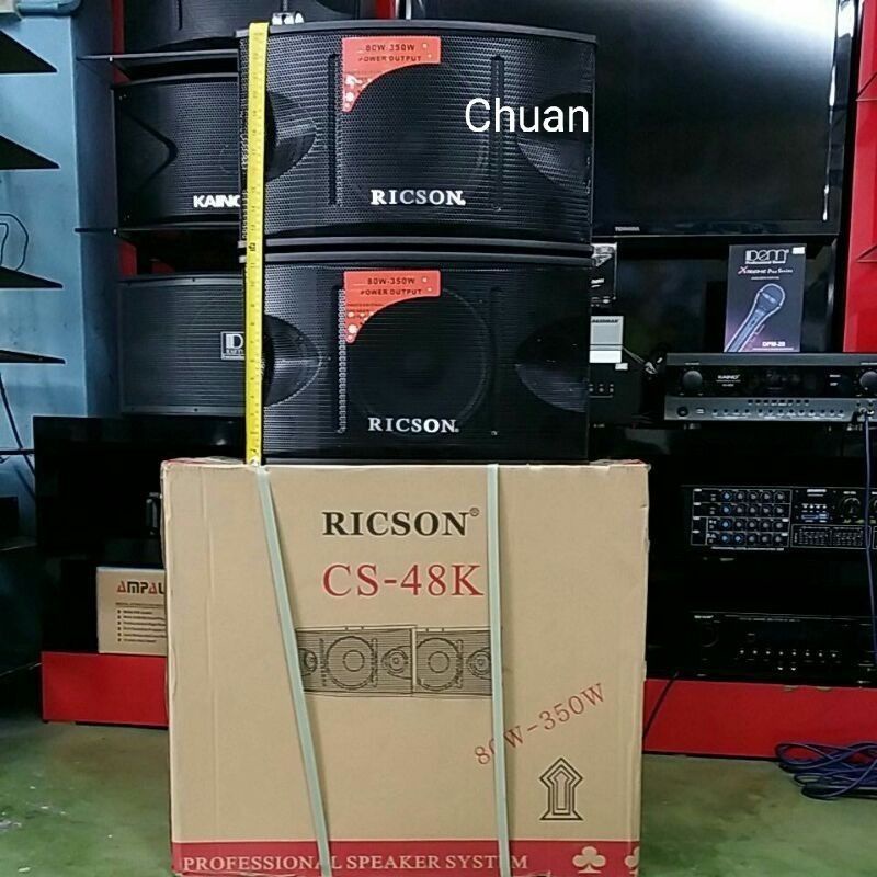 RICSON 10 INCH KARAOKE SPEAKER CS-48K/DYNAMAX 10 INCH KARAOKE SPEAKER CSE100(ONE PAIR)(SEPASANG ...