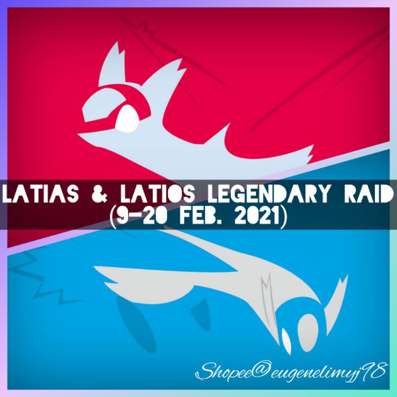 Pokemon GO Latias & Latios Legit Raid Assist 100% CATCH RATE | Shopee ...