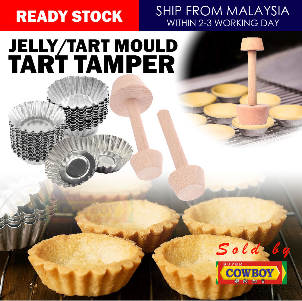 Wooden Egg Tart-Tamper/ Shaper/ Shaping Mold/ Penekan Tart Telur ...