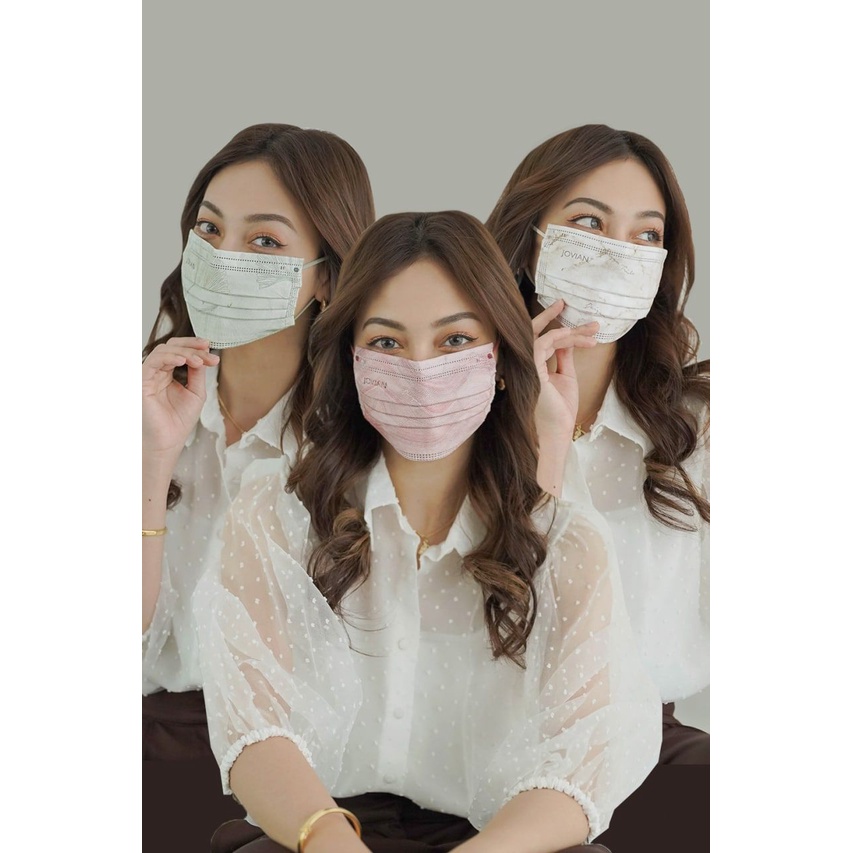 Jovian Mask 3ply Loose Pack ( EARLOOP JOVIAN X DAIYAN TRISHA ) | Shopee ...