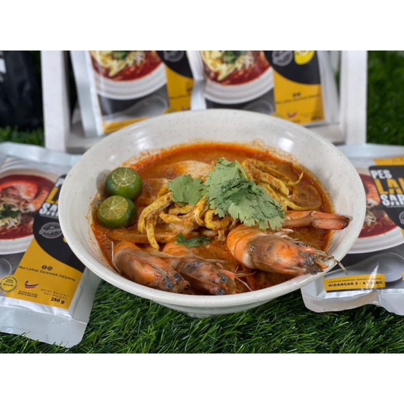 READY STOCK PES LAKSA SARAWAK HAIYANA PES LAKSA LAKSA SARAWAK | Shopee ...