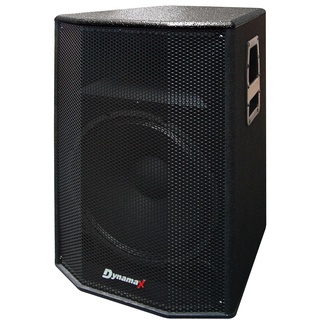 DYNAMAX Sound System set 170W 8CH Powered Mixer, 15" 500W Loudspeaker ...