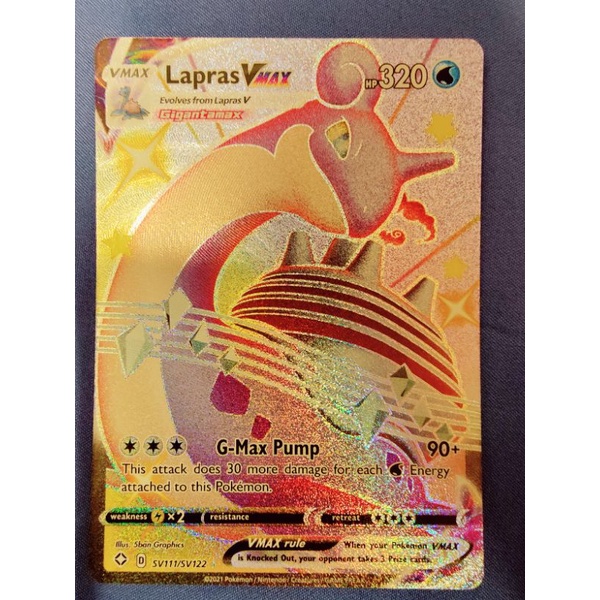 Lapras VMAX SV111/SV122 | Shopee Malaysia