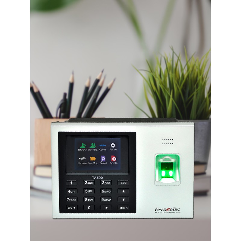 FingerTec TA500 Biometric Fingerprint Thumbprint Time Attendance Machine Fingerprint : Aston
