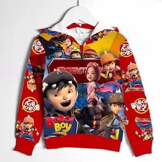 BOBOIBOY Boy Hoodie Jacket Sweater Outerwear ( Baju Sejuk Budak Lelaki ...