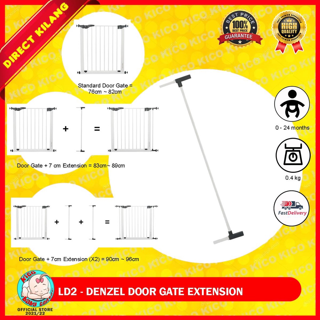 BABY KIDS SAFETY GATE SWEET CHERRY DENZEL DOOR GATE 7CM EXTENSION ...