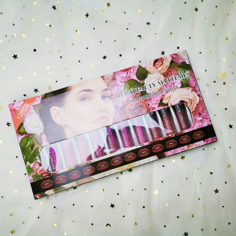 12 MATTE LIQUID MINIS LIPSTICK 1box | Shopee Malaysia