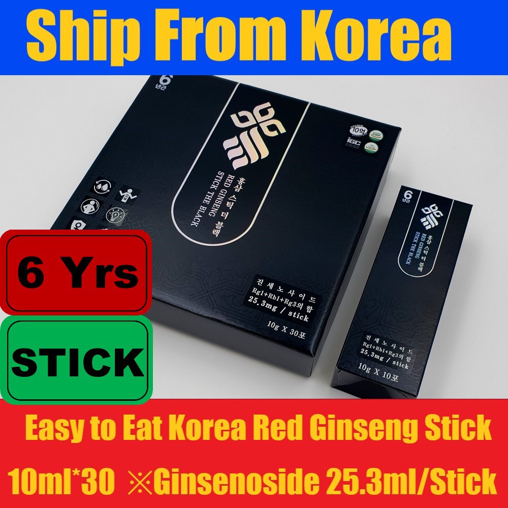 [Korea Ginseng] Red Ginseng Extract Stick “THE BLACK” 10g X 30 stick ...
