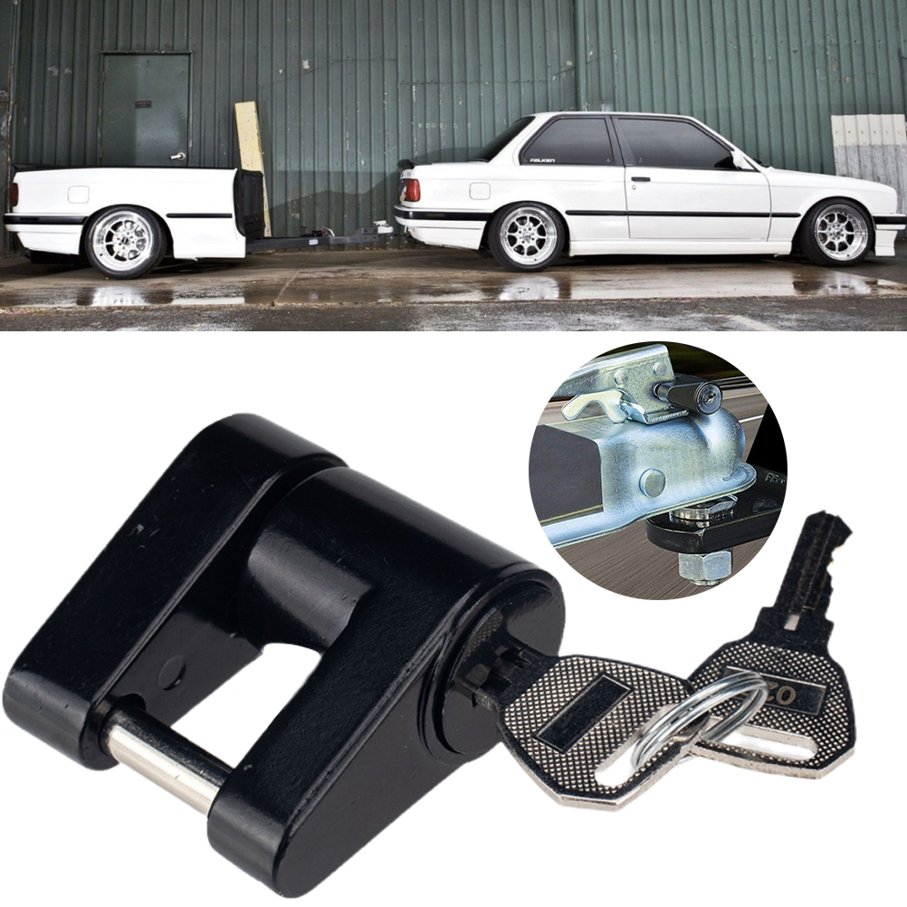 1/4" Car Trailer Hitch Lock Trailer Coupler Lock Portable Small Trailer ...