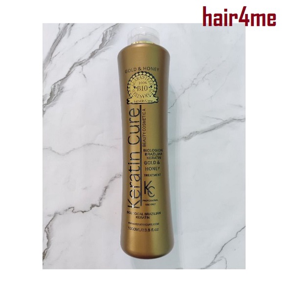 Keratin Cure Gold & Honey Biological Brazilian Keratin Treatment 1000ml ...