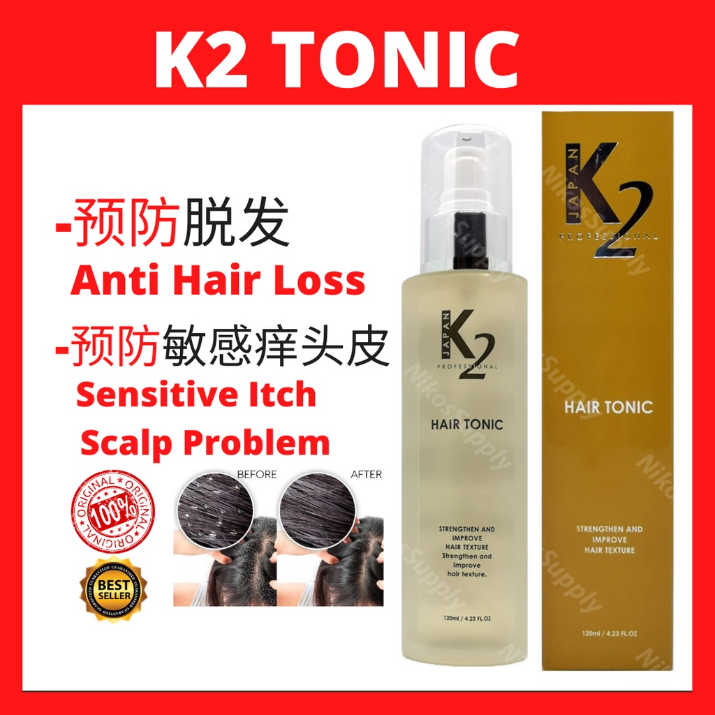 K2 Japan professional hair tonic Organic 120ml | Shopee Malaysia