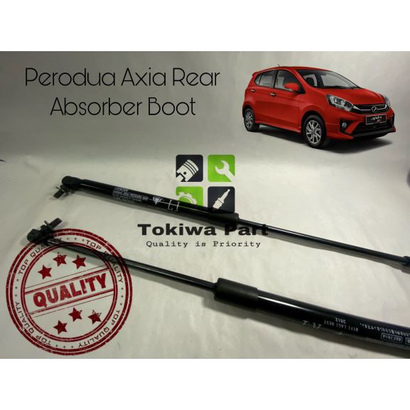 Perodua Axia All Model Rear Bonnet Damper Boot Absorber Gas Spring Set ...