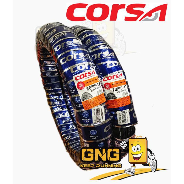 🔥TAYAR SPECIAL PROMOTIONS🔥 CORSA SPORT RAIN ALL SIZE TYRE 70/90-17 80/90-17 100% ORIGINAL ...