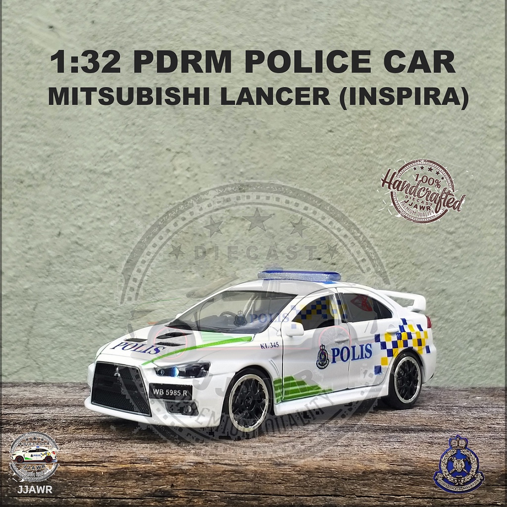 POLIS INSPIRA: 1:32 Mitsubishi Lancer Inspira PDRM Polis Diraja ...