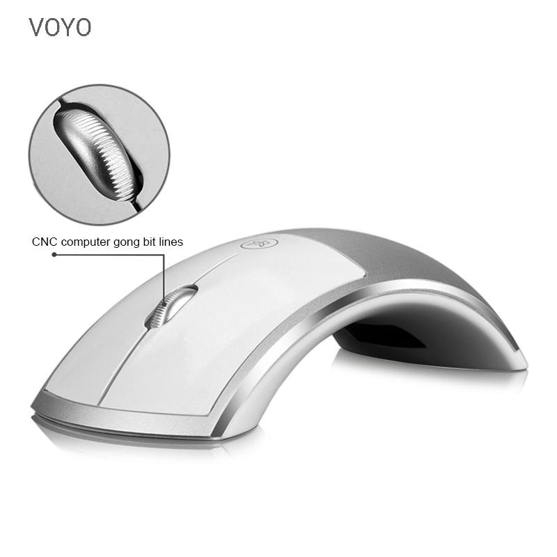 2.4G+Bluetooth Double Mode Wireless Mouse Arched Bridge Rechargeable ...