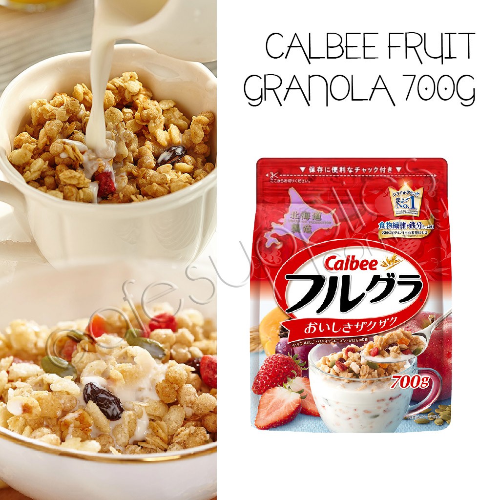 Original calbee fruit granola cereal 700g | BeeCost