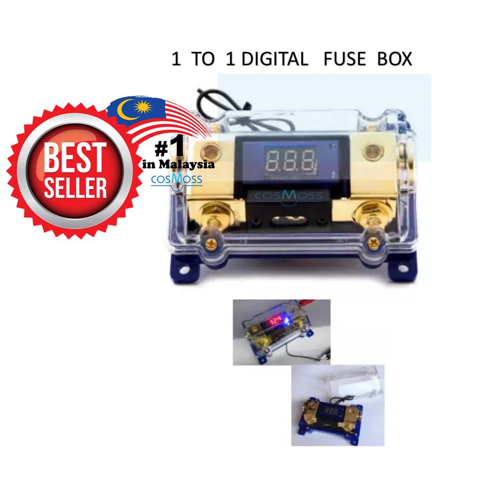 High performance circuit digital display 1 to 1 fuse box holder car ...