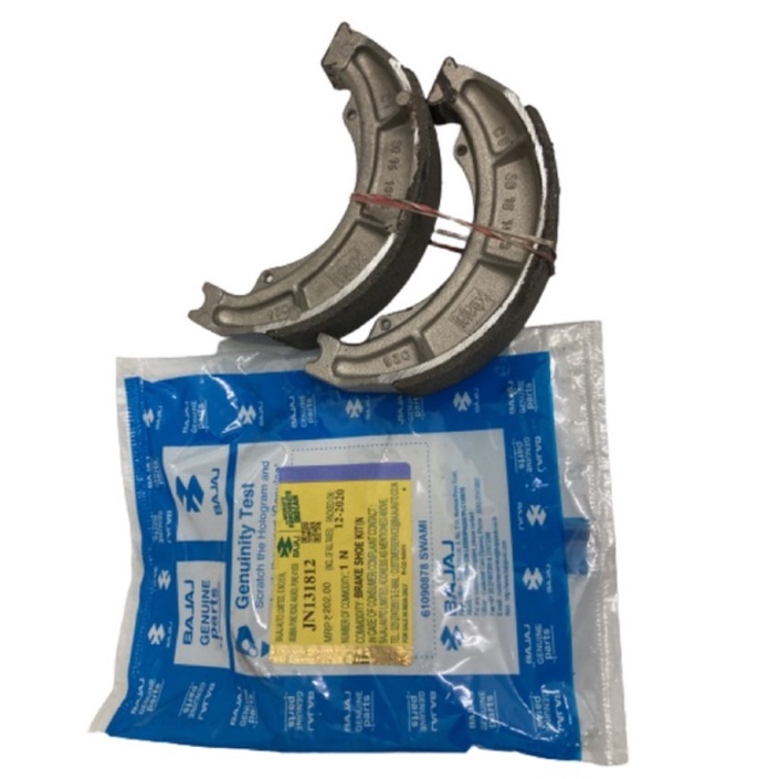 REAR BRAKE SHOE KIT MODENAS BAJAJ V15 ORIGINAL | Shopee Malaysia