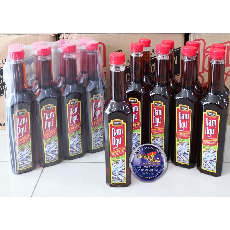Nuoc Mam Nam Ngu - Fish Sauce 500ml 1Pack (8 Chai x 500ml) | Shopee ...