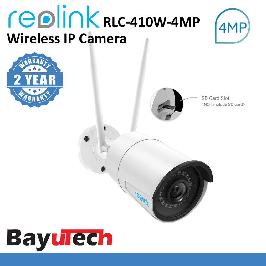 Reolink RLC-410W 32/64GB Super HD 4 Megapixel Dual Band WiFi 2.4/5Ghz ...