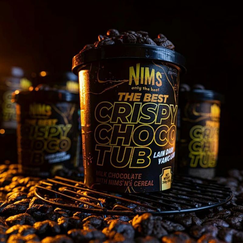 Nims Crispy Choco Tub 3 Set 💣 BLACK EDITION 💣 | Shopee Malaysia