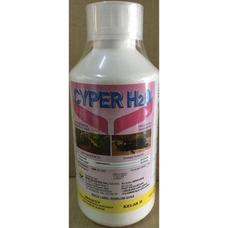 1L Cyper h2o Cypermethrin 20% Racun Kumbang Tanduk & Ulat Pengorek Buah ...