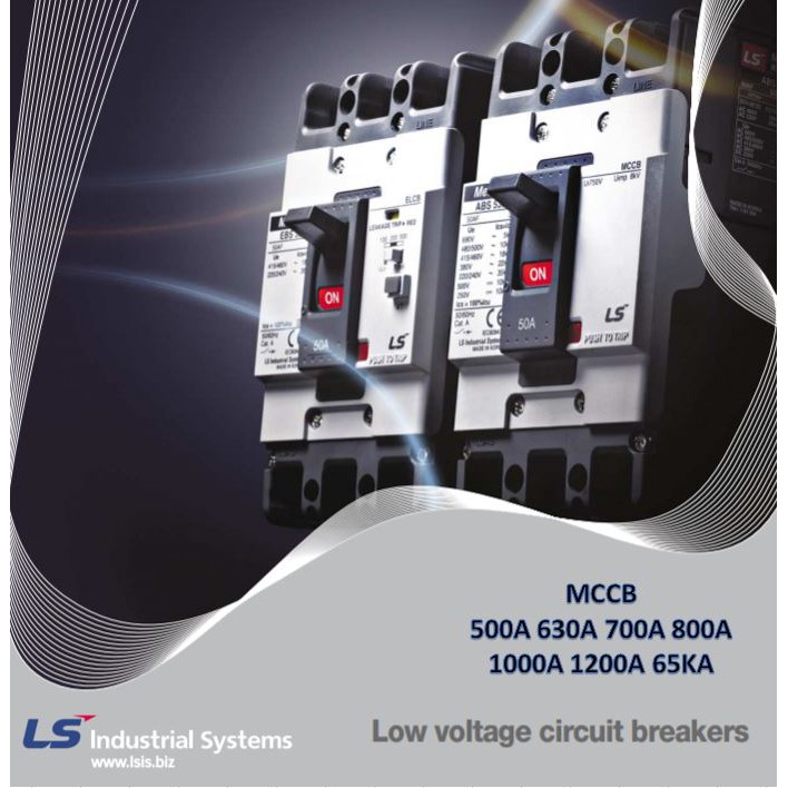 LS MCCB 500-1200A 500A 630A 700A 800A 1000A 1200A 65KA 3POLE ABH403C ...