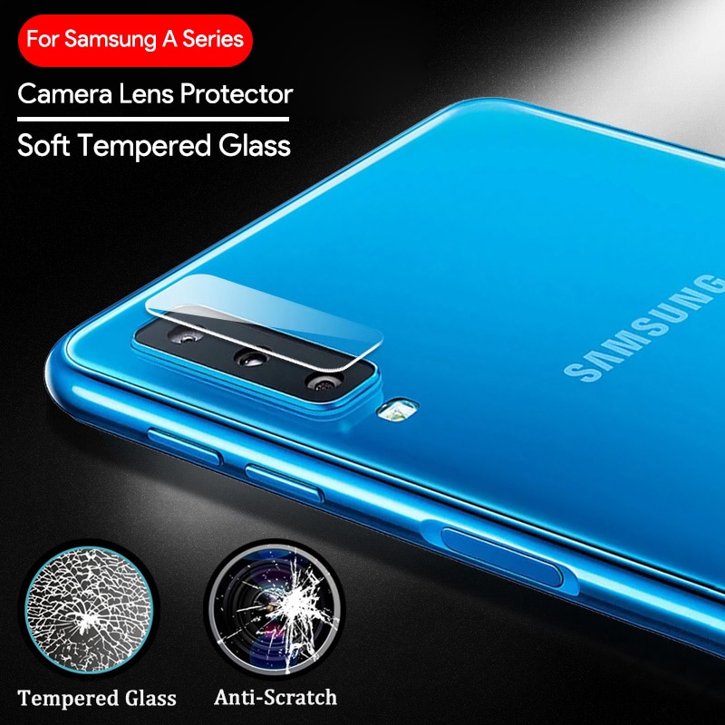 Back Camera Lens Clear Tempered Glass Samsung Galaxy A7 A9 A8 A6 J4 J6