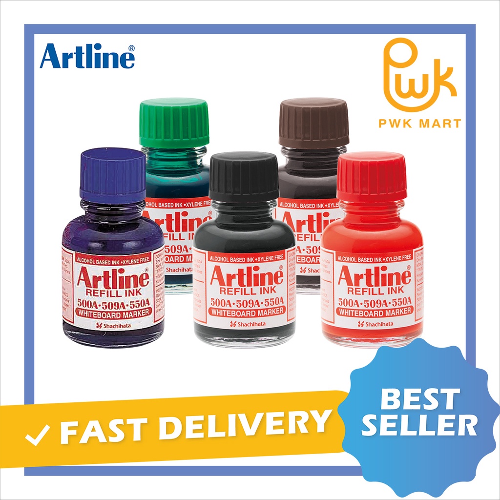 ARTLINE WHITEBOARD MARKER REFILL INK 20ml (FOR 550A/500A/509A/5100A ...