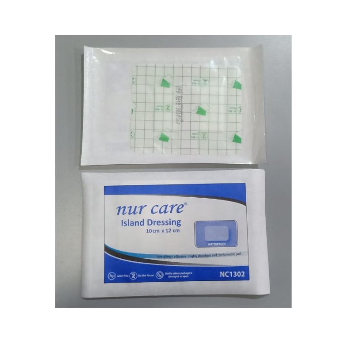 Wound Dressing Plaster Waterproof 10cm x 12cm (Plaster Luka) | Shopee ...