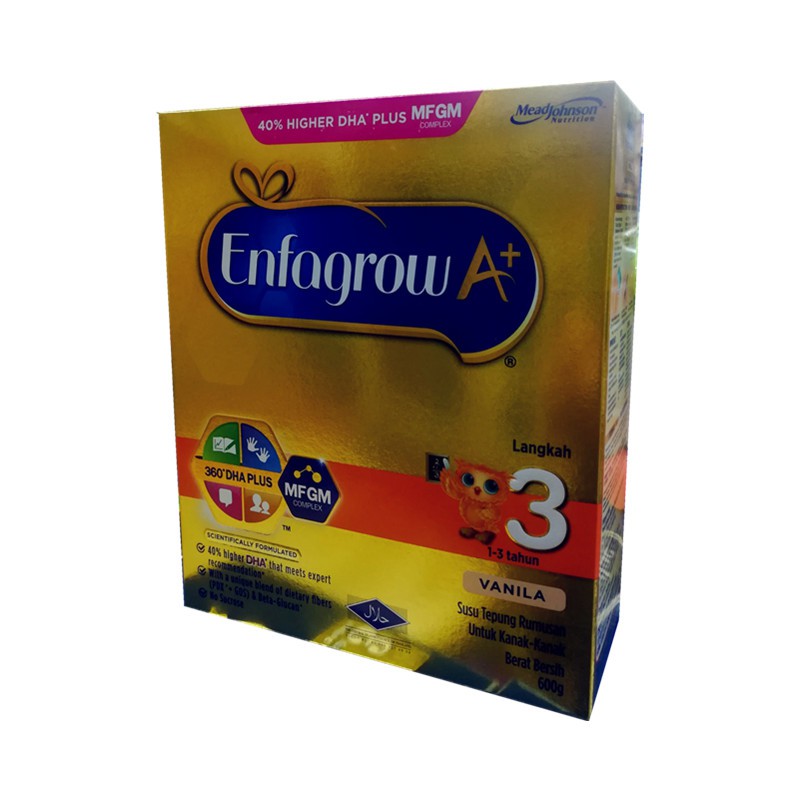Enfagrow A+ with MFGM Complex Step3 600g (Vanilla) | Shopee Malaysia