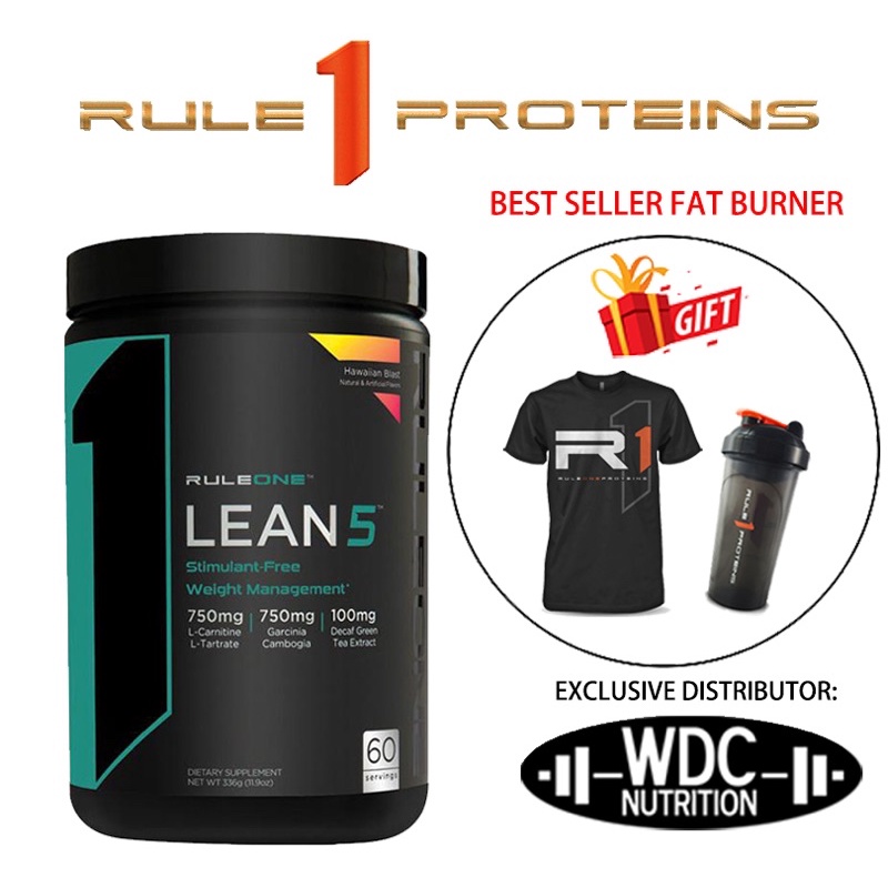 Rule 1 Lean 5 60 Servings Fat Burner Weight Lost Six Pack Pembakar