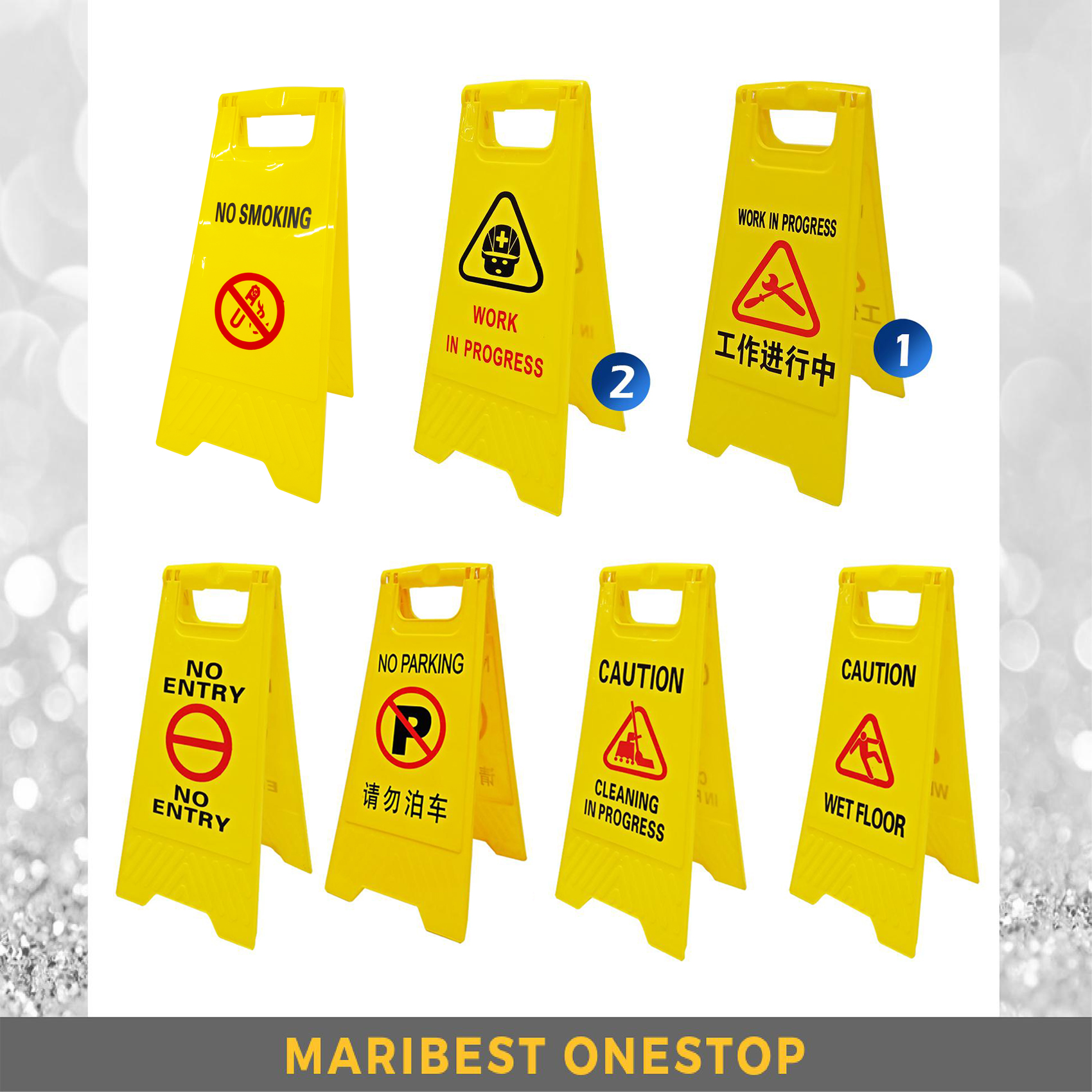 Work In Progress Sign Board