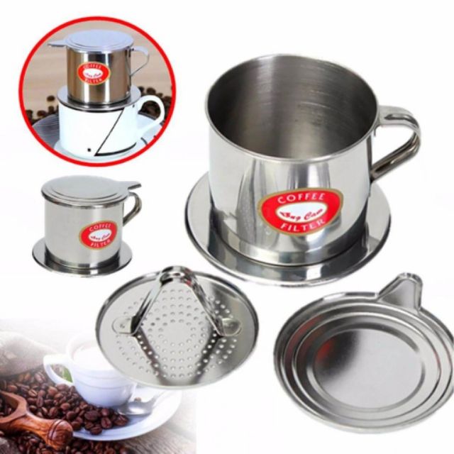 Stainless Steel Vietnamese Coffee Dripper Filter Coffee | Shopee Malaysia