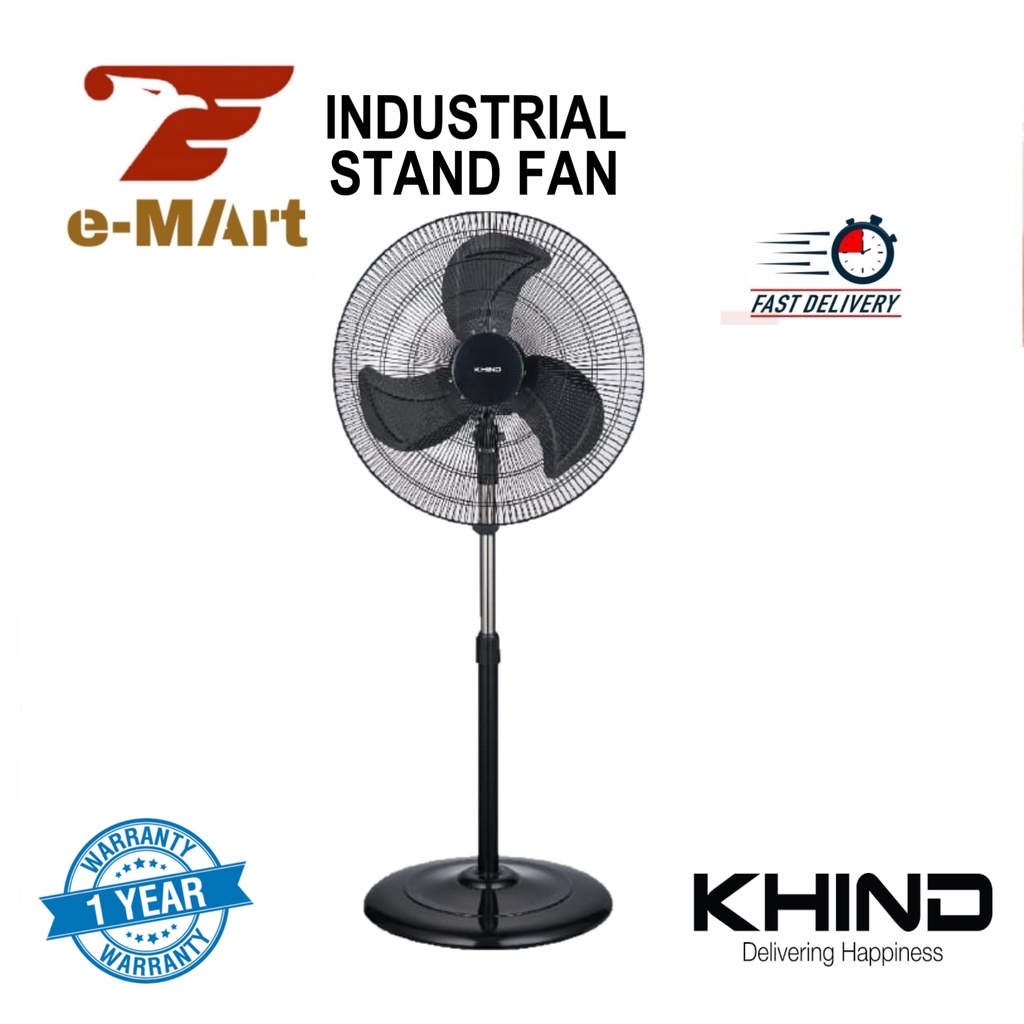 KHIND Industrial Stand Fan (20" Inch) SF2003B [ READY STOCK ] | Shopee ...