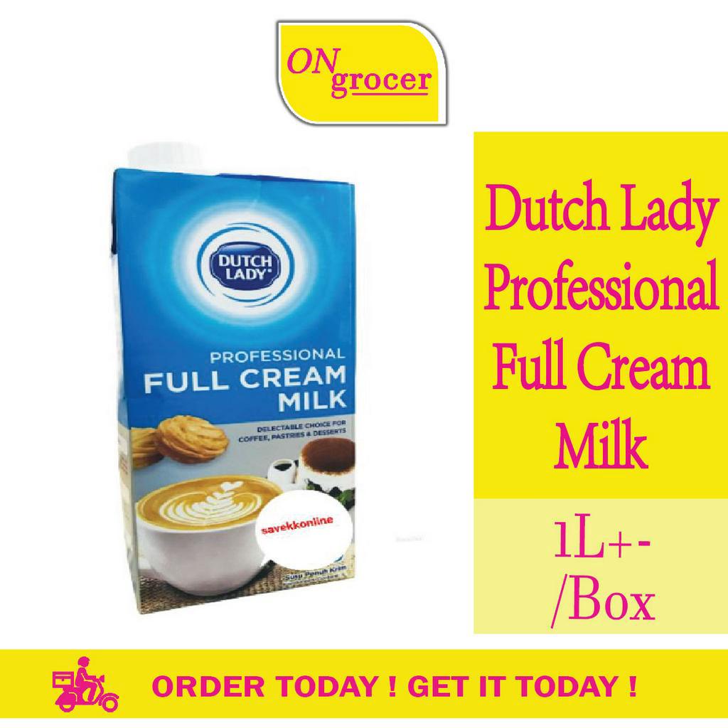 B0712 - Dutch Lady Professional Full Cream Milk - 1L+-/ Box | Shopee ...