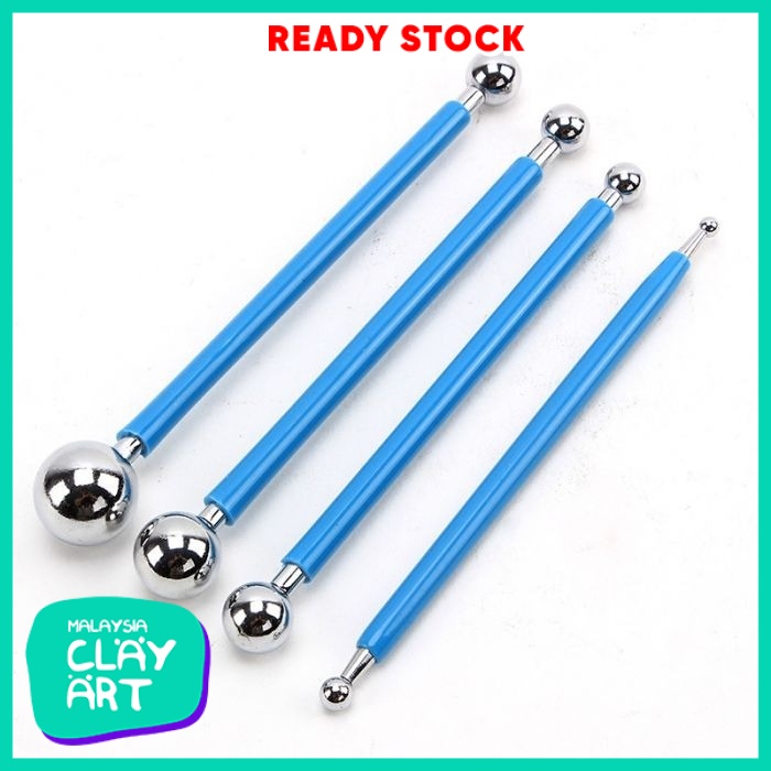 Modelling Ball Tools Stainless Steel Set 4 Pcs for Shaping and ...