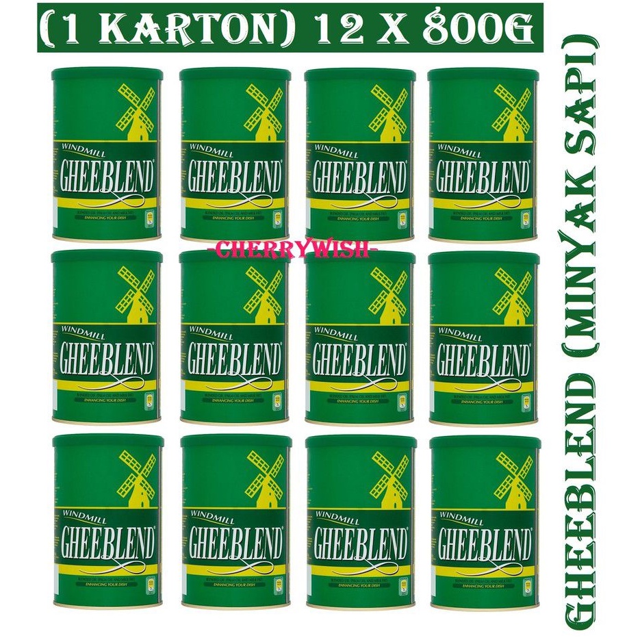 {Ship Today} 12 x 800G Windmill Ghee Blend Minyak Sapi Gheeblend ( 1 ...