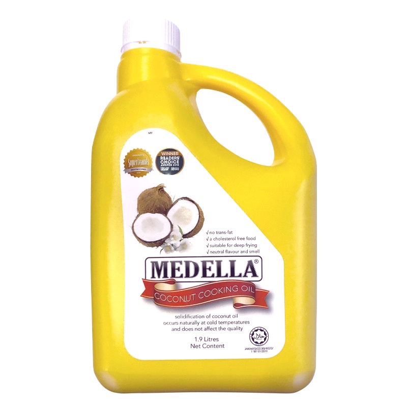 medella coconut cooking oil 1.9L/ 1L | Shopee Malaysia