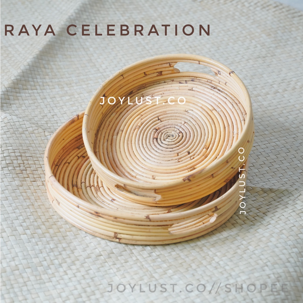 Dulang Rotan Rattan Tray Solid Hotel Use Water Resistant Deco House ...