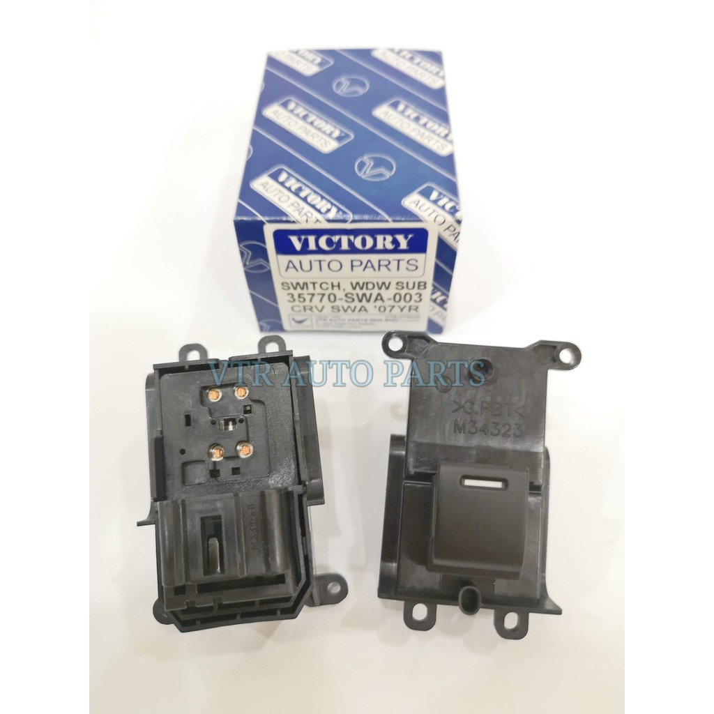 CRV SWA - Power Window LH Switch / Single Switch / Sub Switch | Shopee ...