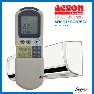 Acson Replacement For Acson Air Cond Aircond Air Conditioner Remote ...