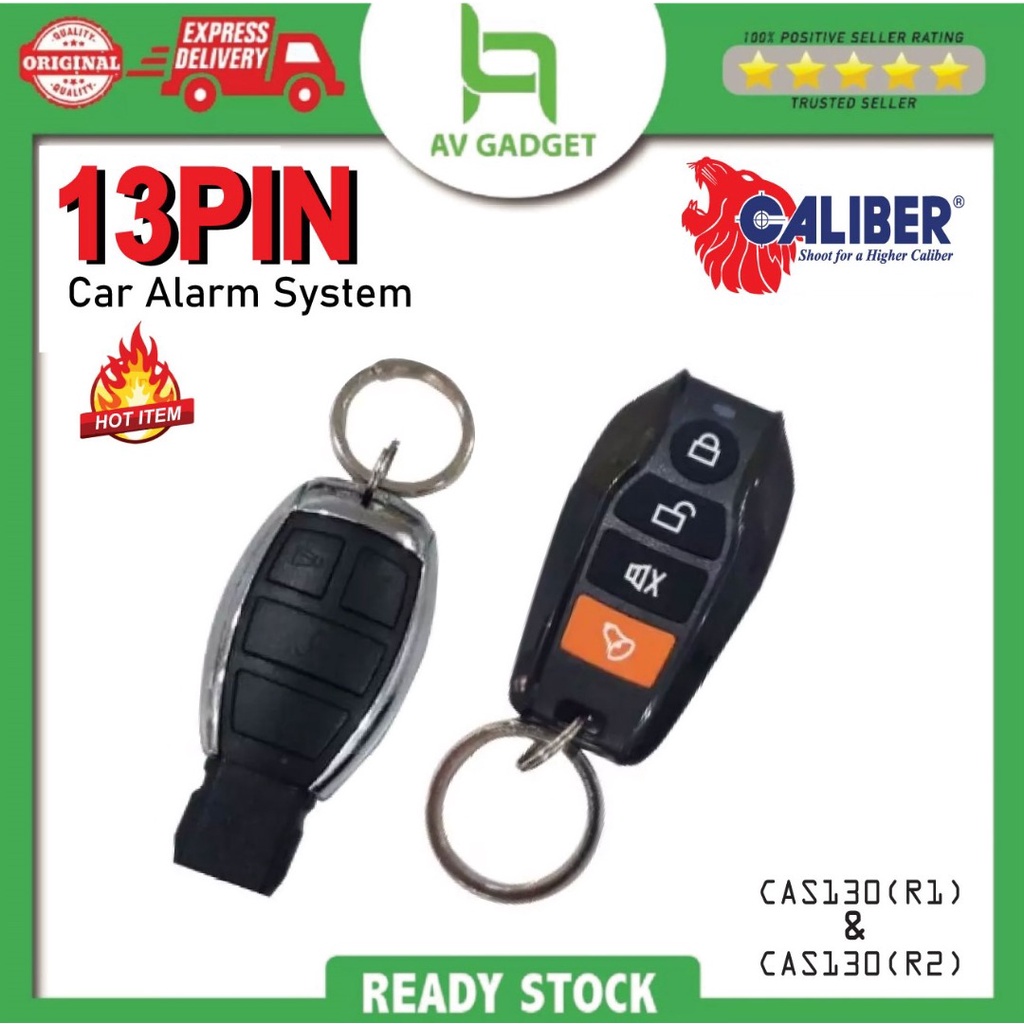 Car Security Alarm System CAS-130 (R1 & R2) 13 pin | Shopee Malaysia
