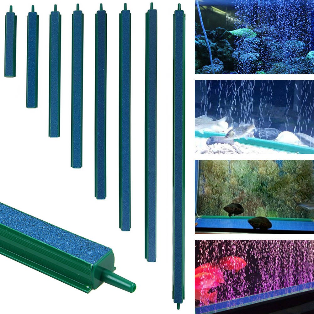 4"-16" Air Stone Curtain Bubble Bar Aquarium Fish Tank Aerator Pump ...
