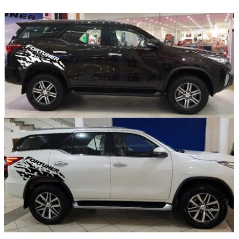Toyota Fortuner 2015 2016 2017 2018 2019 Car Stickers Side Rear Body ...