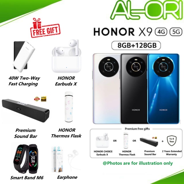 HONOR X9 5G | 4G (8GB+128GB) | HONOR X8 (6GB+128GB) | HONOR 50 5G (8GB+256GB) Original HONOR ...