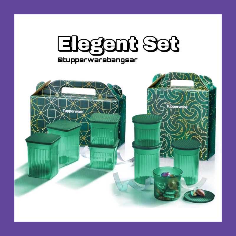 Tupperware Elegent Set Square / Round | Shopee Malaysia