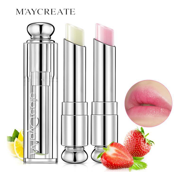 MAYCREATE Fruit Flavour Moisture Moisturizing Lipstick Lip Balm ...