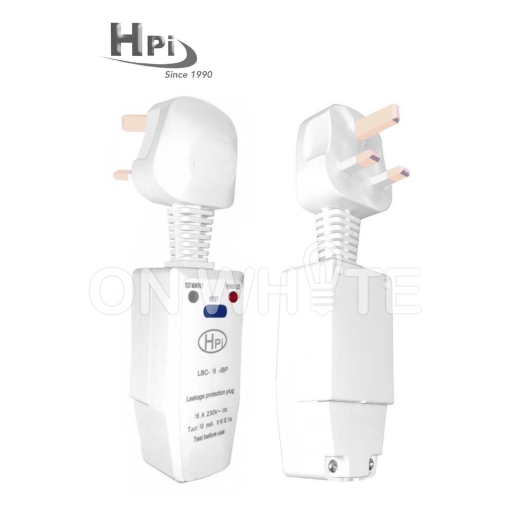 PLUG Adaptor 13A 0.01mA / 10mA RCD [ELCB] - Connect Wiring Type [POWER ...